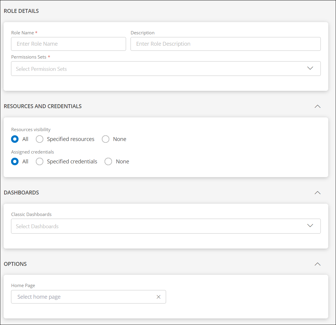 Roles | OpsRamp Documentation